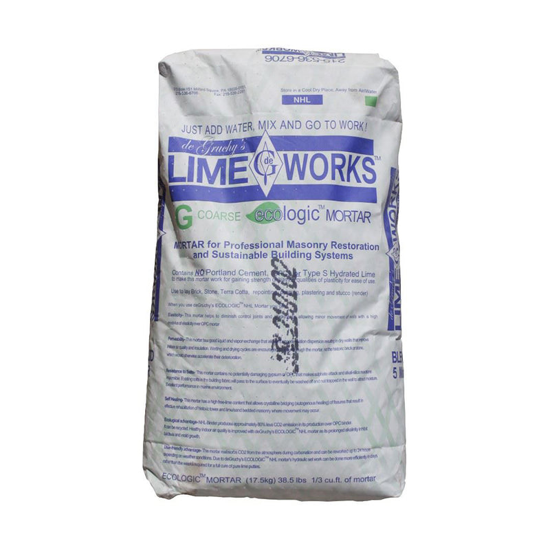 Ecologic Premixed Lime Mortar | Sage Restoration | Canada USA